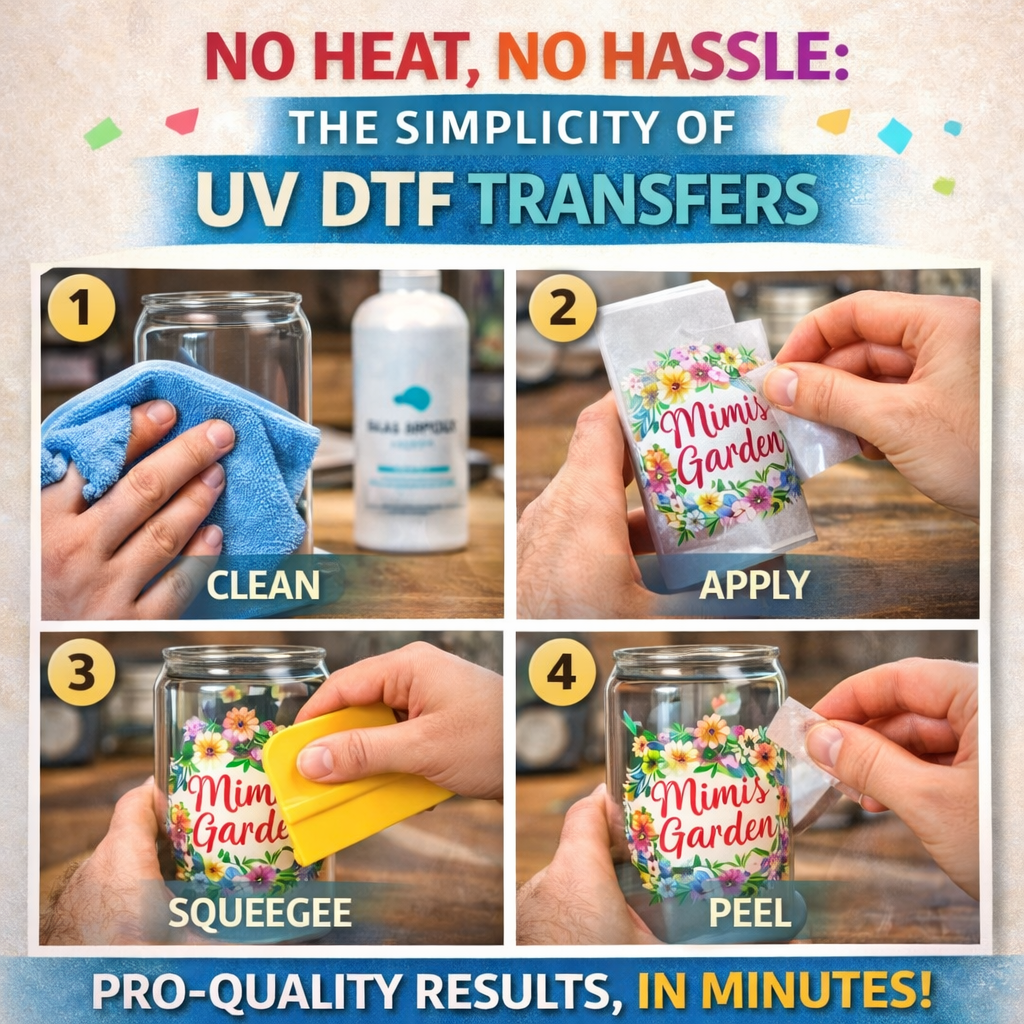 How Easy Is It to Apply UV DTF Transfers? A Step-by-Step Guide